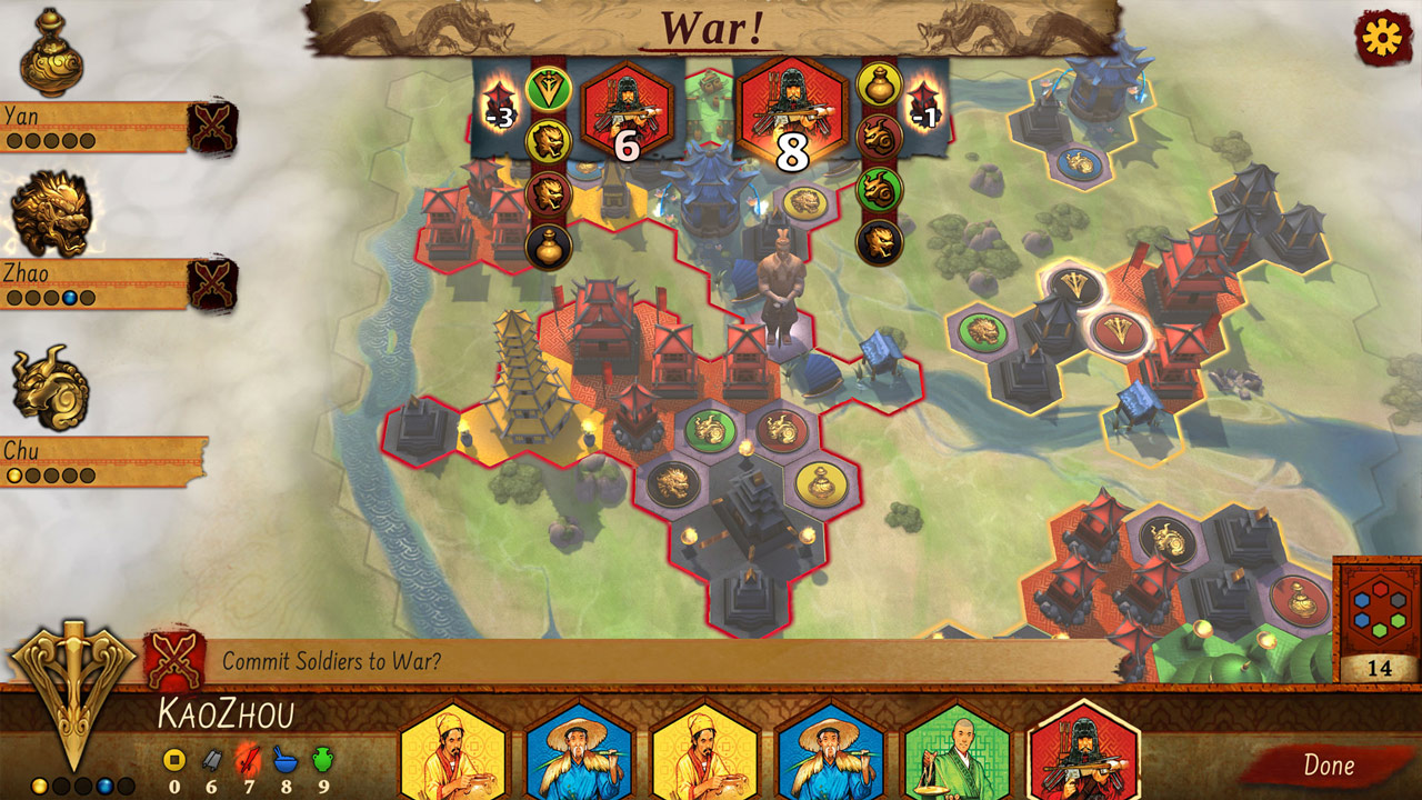 Yellow & Yangtze – Learning to Strategize - News - Dire Wolf Digital